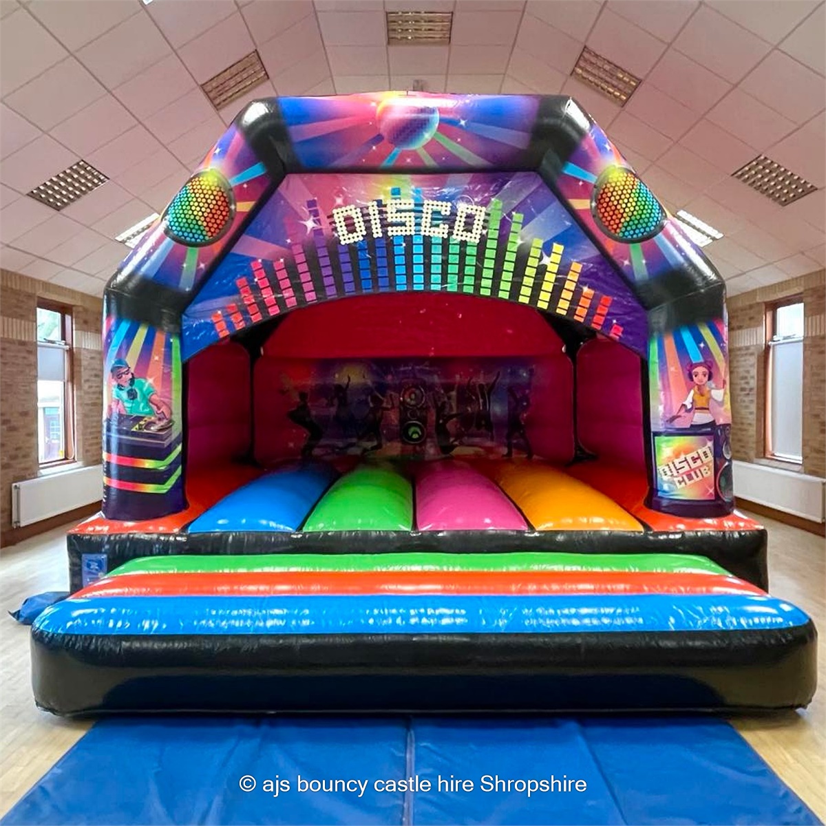 Adults Disco Bouncy Castle Hire in Telford & Shropshire | AJS Bouncy