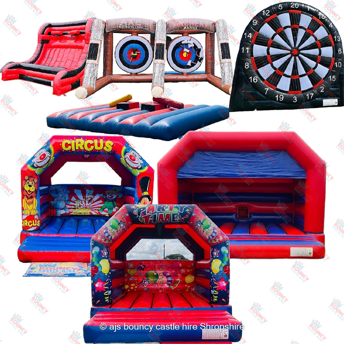 Adult Bouncy Castles and Inflatable Games in Telford, Shropshire