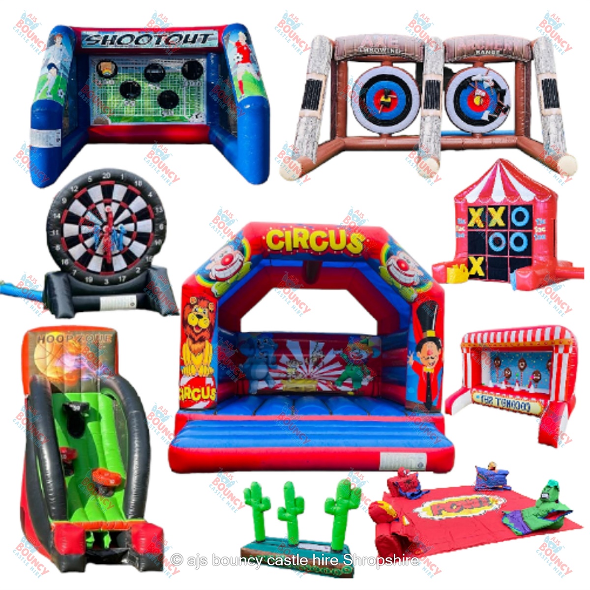 Inflatable Games Hire | Telford, Shropshire & Beyond