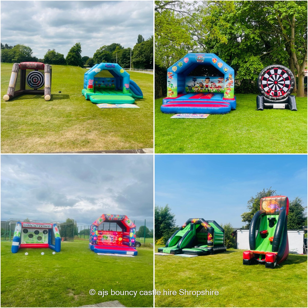 Bouncy Castles with Slides in Telford, Shropshire, and Beyond