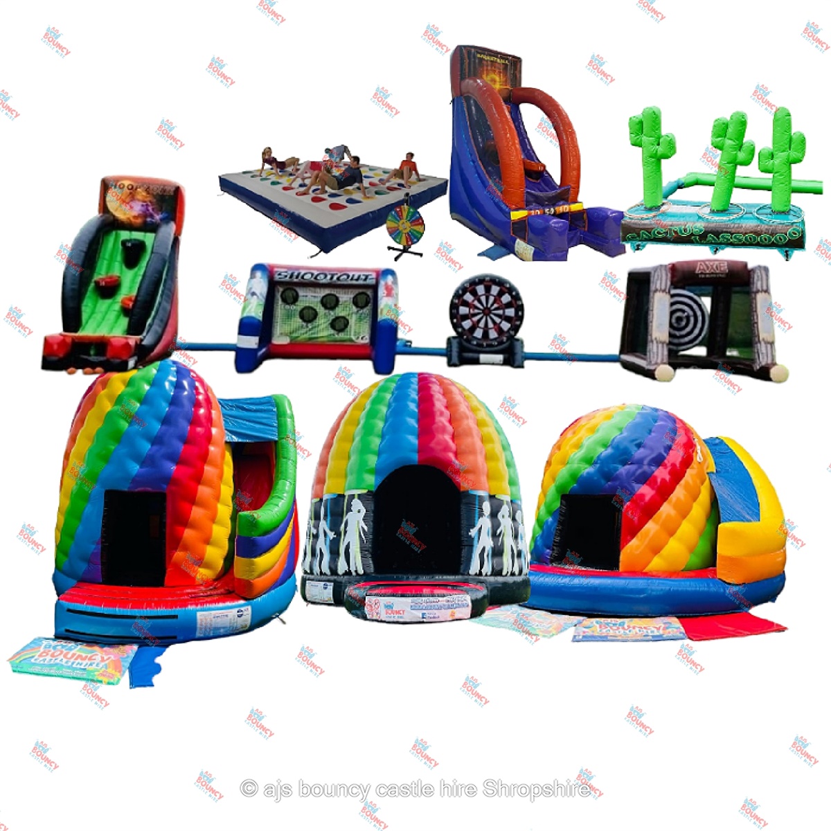 Inflatable Games Hire | Telford, Shropshire & Beyond