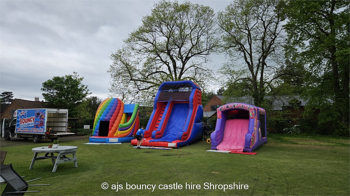 Triple Thrill Package - Disco Dome, Mega Slide, and Fun Run Combo