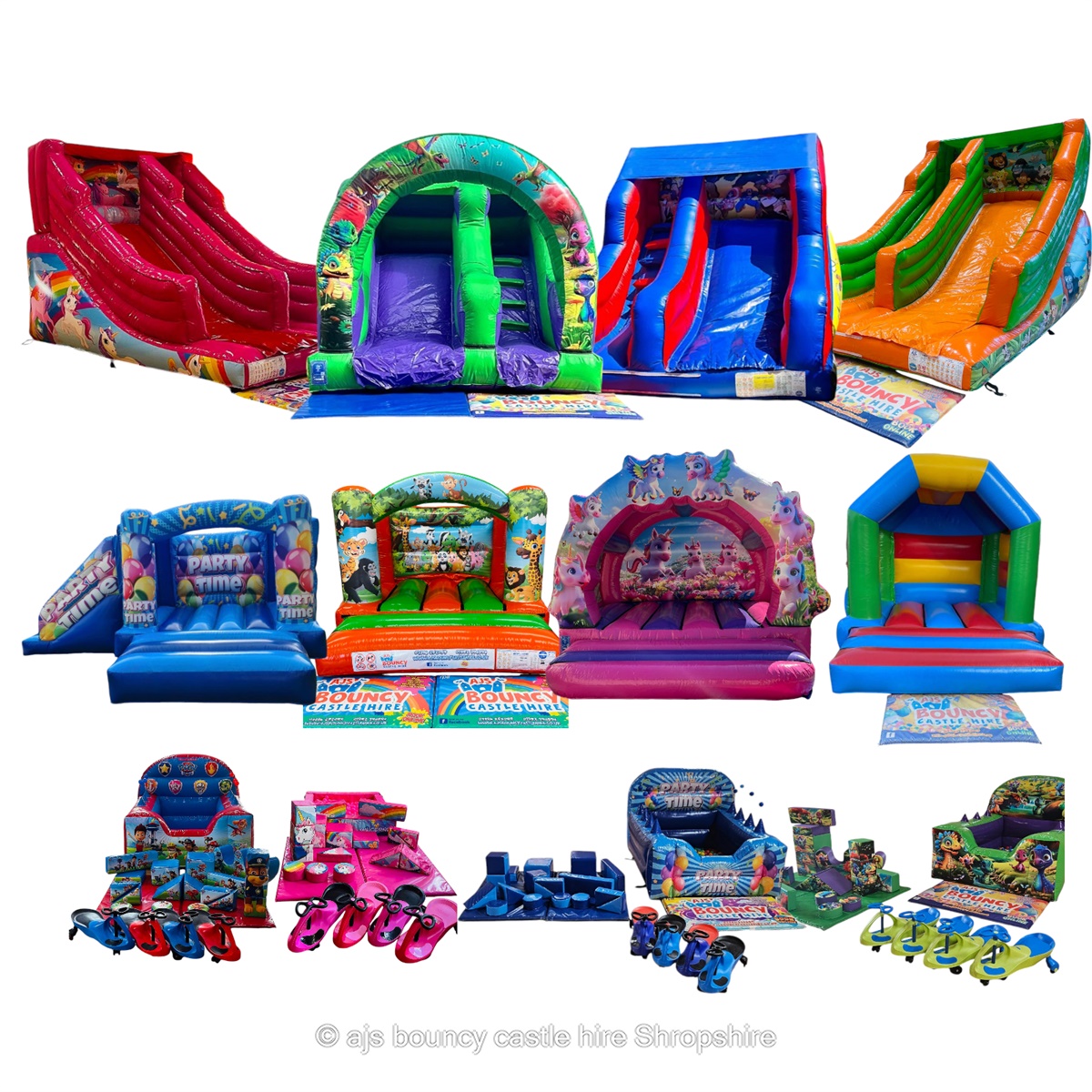 Mega Slide Package Deals | Inflatable Event Hire in Shropshire