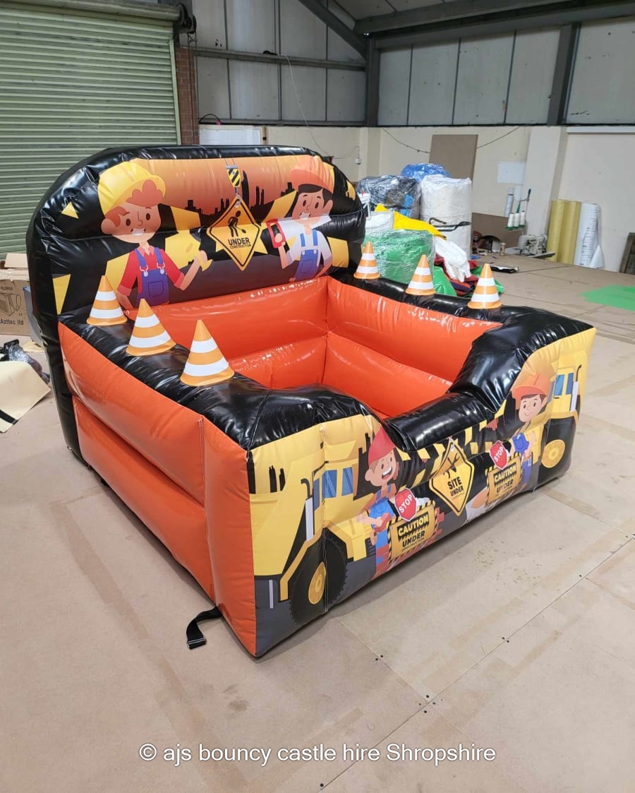 Construction Ball Pool Hire | Telford, Shrewsbury & Shropshire