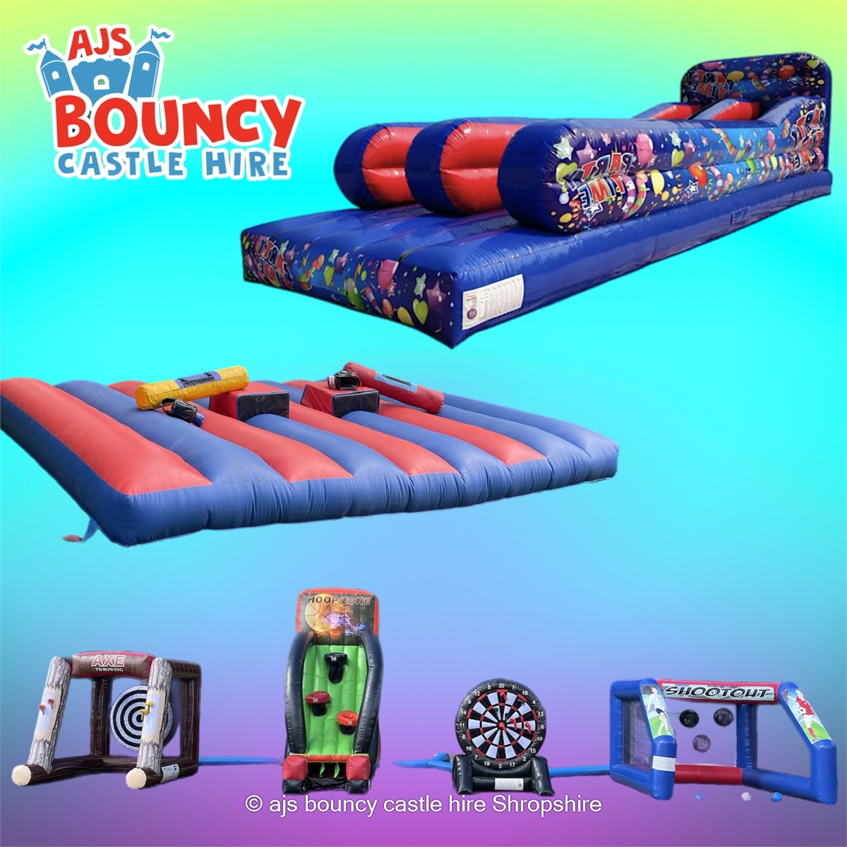 Inflatable party & Event Hire | Telford, Shrewsbury, Shropshire