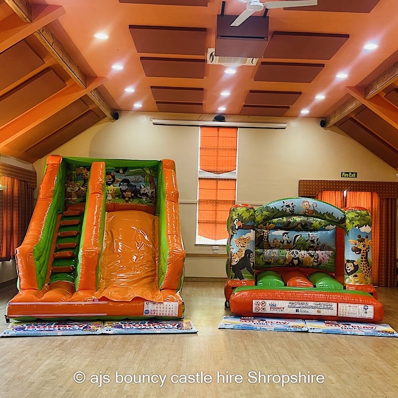 Jungle Bouncy Castle & slide Hire | Telford, West Midlands, Shropshire
