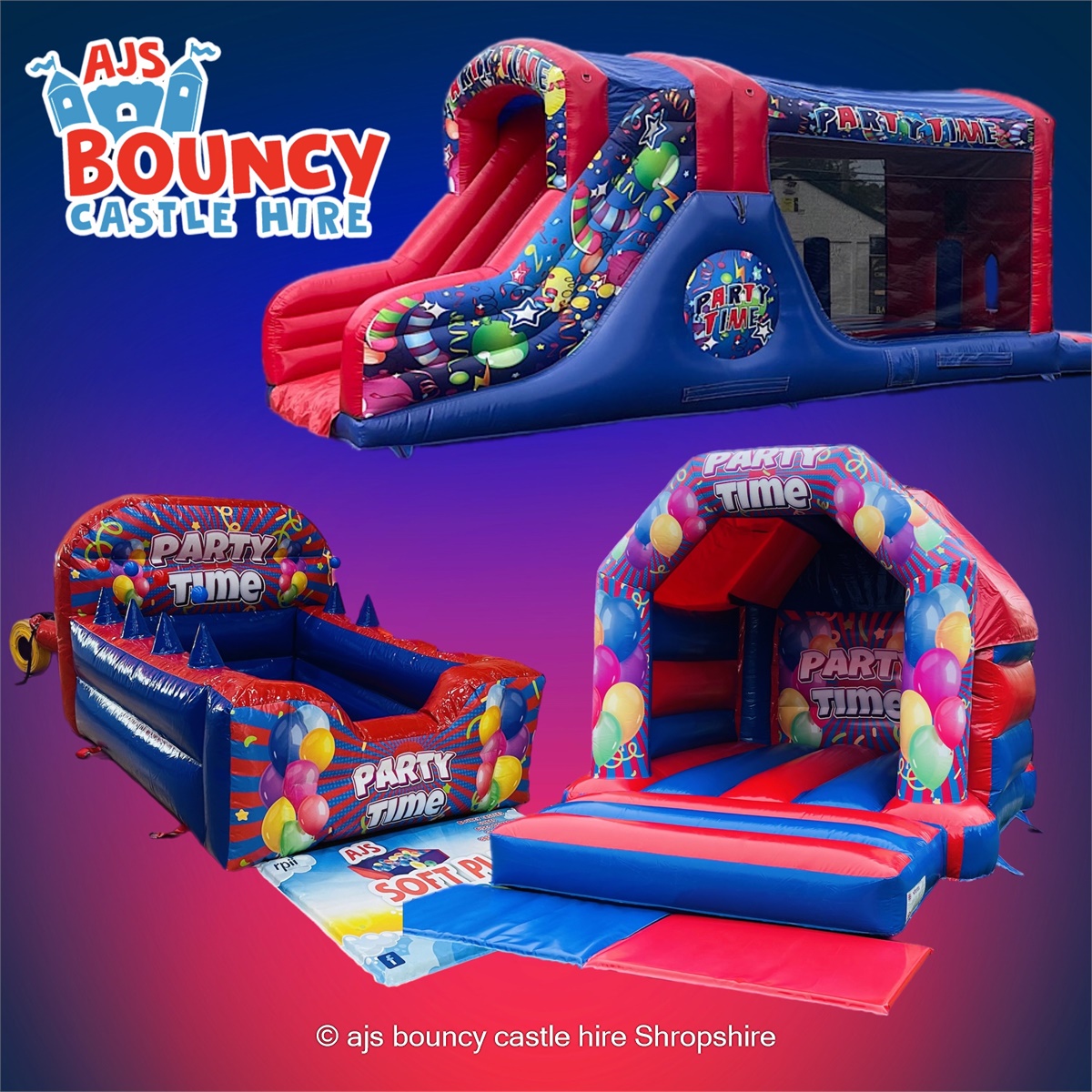 Party-themed Inflatable Event Hire | Shropshire & West Midlands