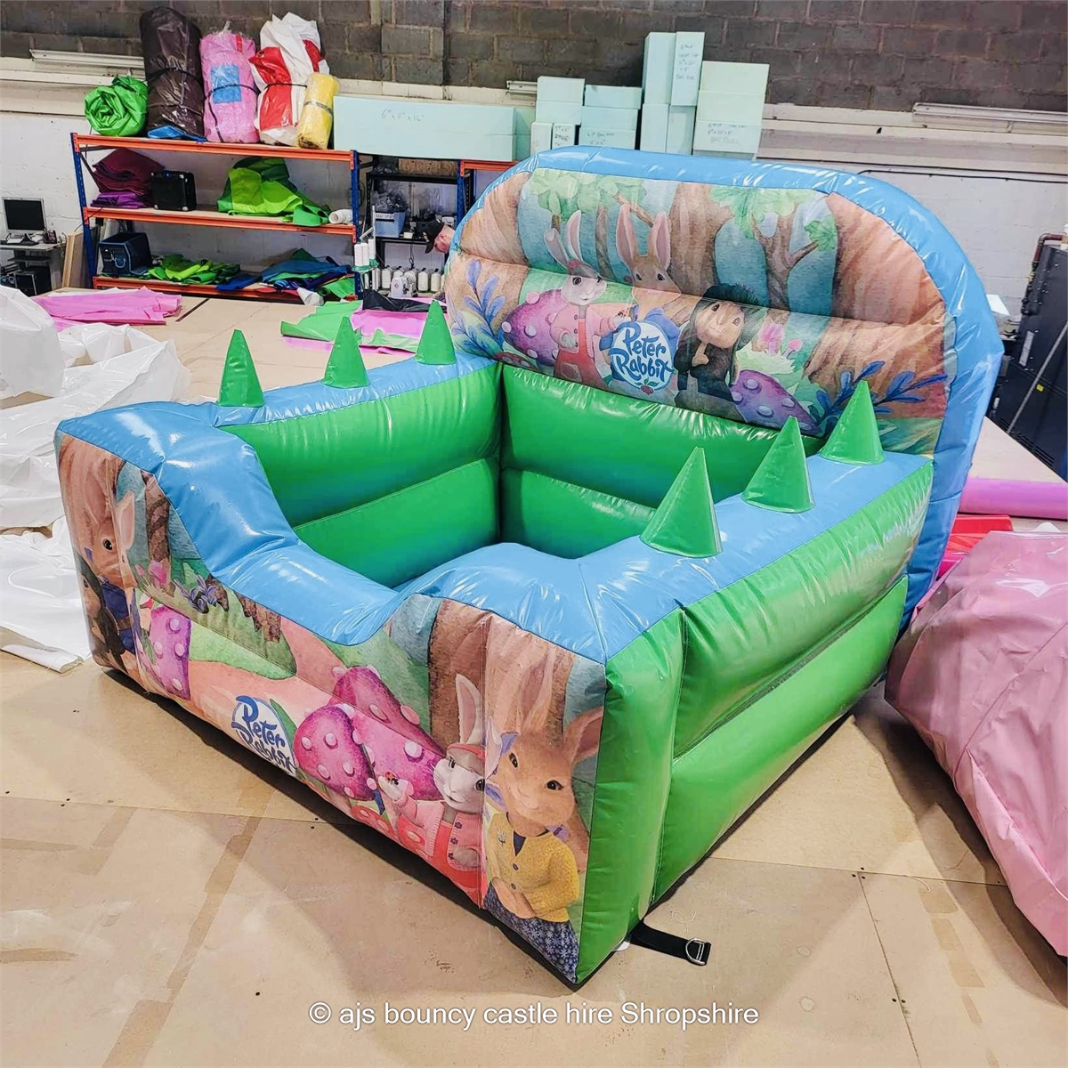 peter rabbit ball pond for hire around Shropshire and beyond