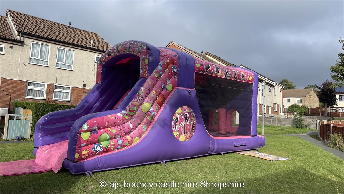 Pink & Purple Party Time Fun Run Obstacle Course | Telford