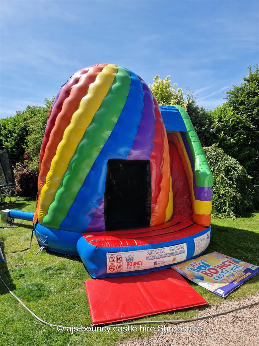 Rainbow Disco Dome & Slide Hire | West Midlands, Shropshire