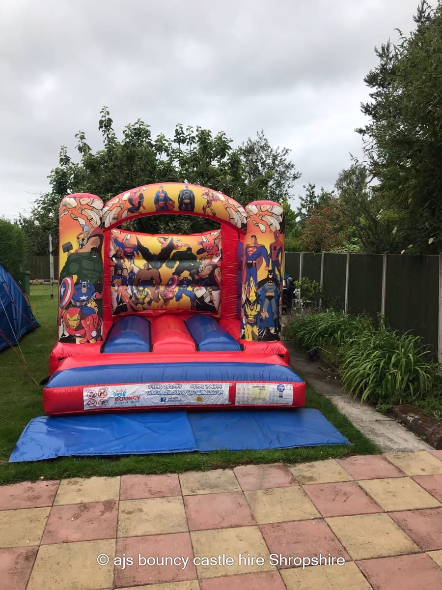 Superhero Bouncy Castle | Telford, Shrewsbury, Wolverhampton