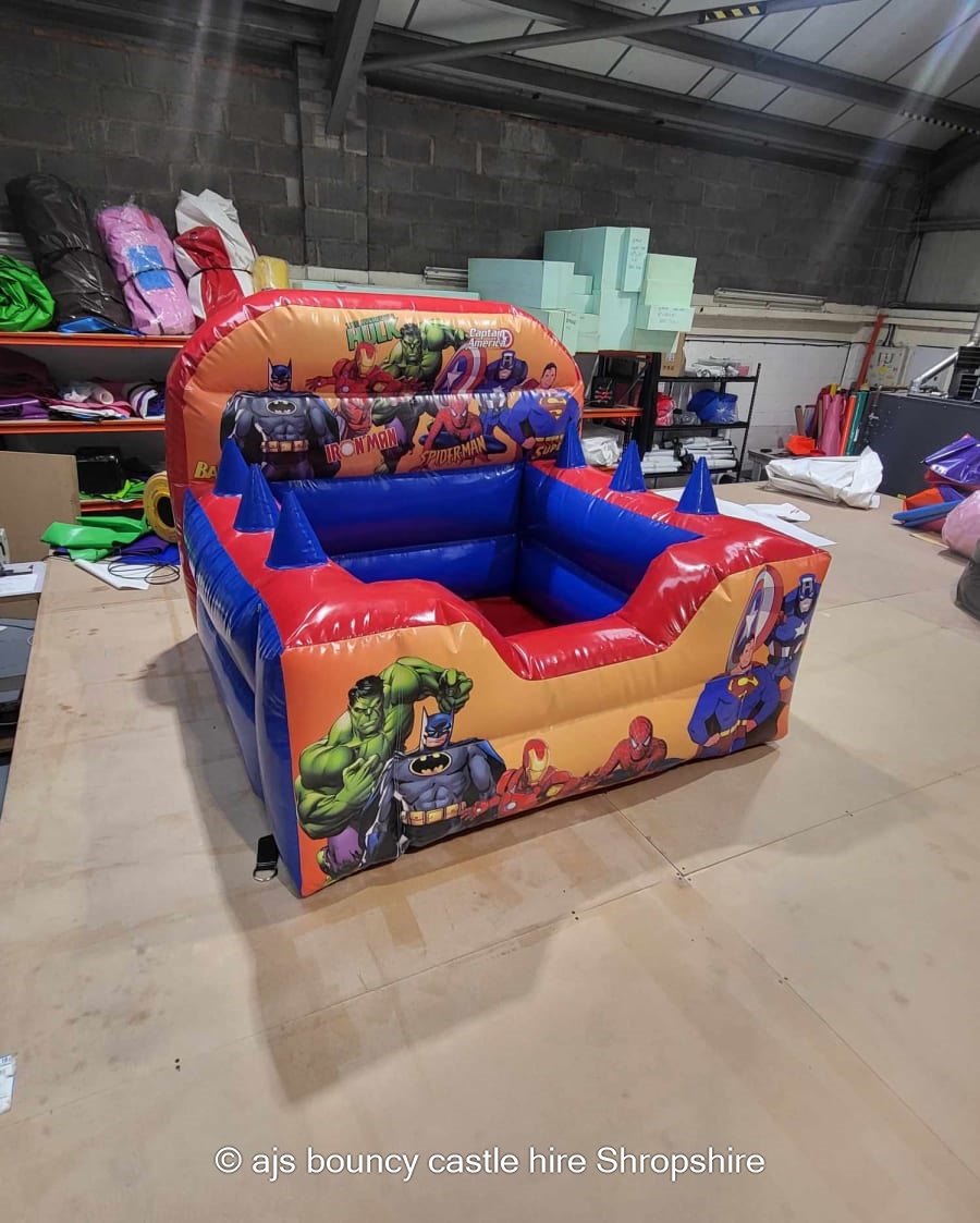 Superhero Action Ball Pool | Telford, Shrewsbury & Shropshire