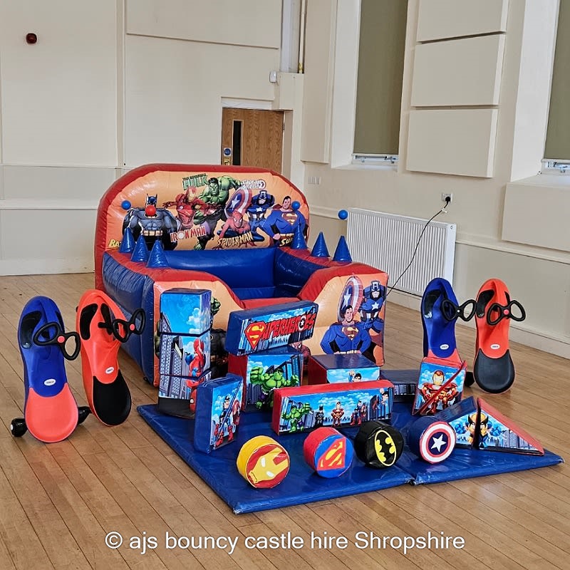 Superhero Soft Play & Ball Pool Hire | Telford, Shrewsbury & More